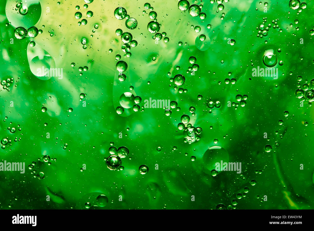 Organic green bubbles Stock Photo - Alamy