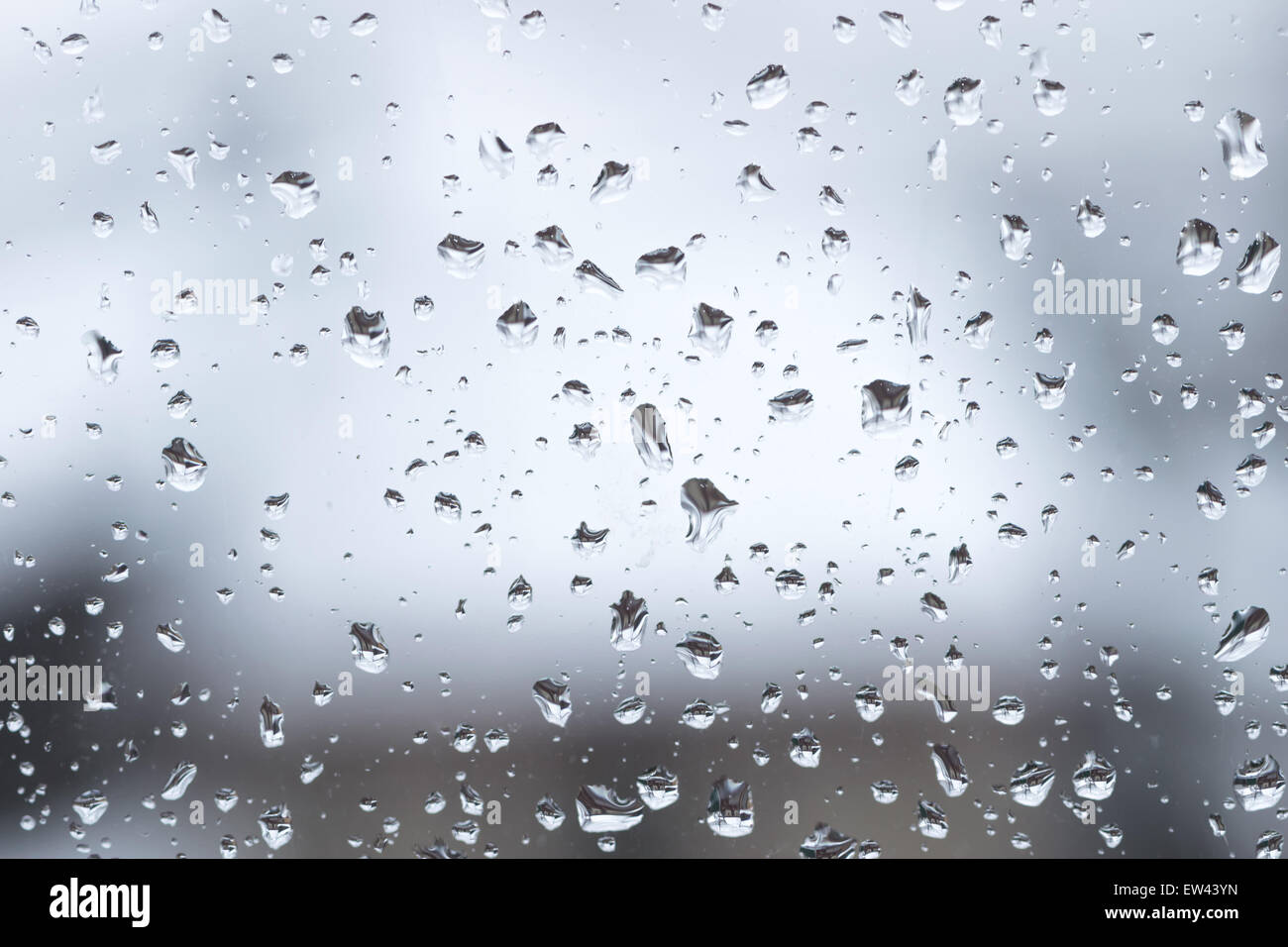 Rain droplets on window Stock Photo - Alamy