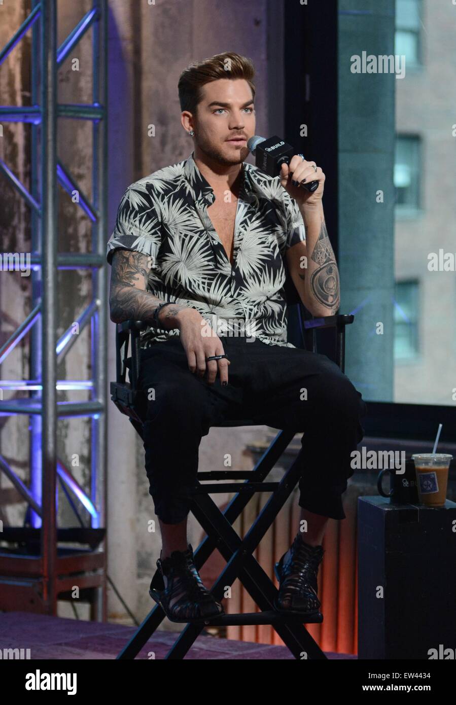 New York, NY, USA. 17th June, 2015. Adam Lambert at a public appearance ...
