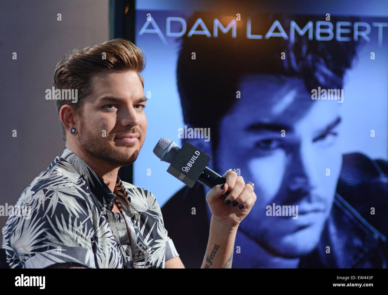 New York, NY, USA. 17th June, 2015. Adam Lambert at a public appearance ...