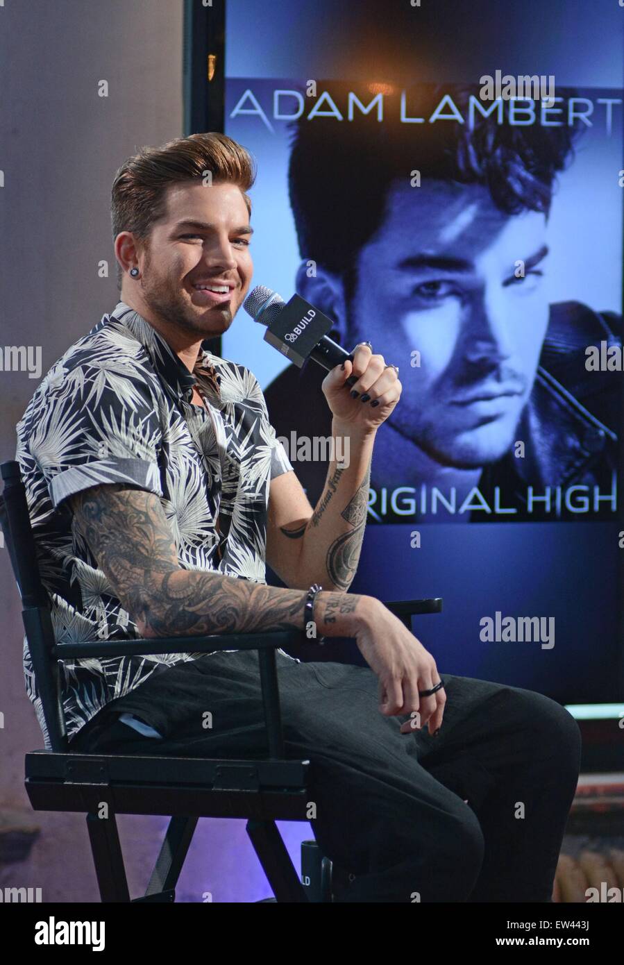 New York, NY, USA. 17th June, 2015. Adam Lambert at a public appearance ...