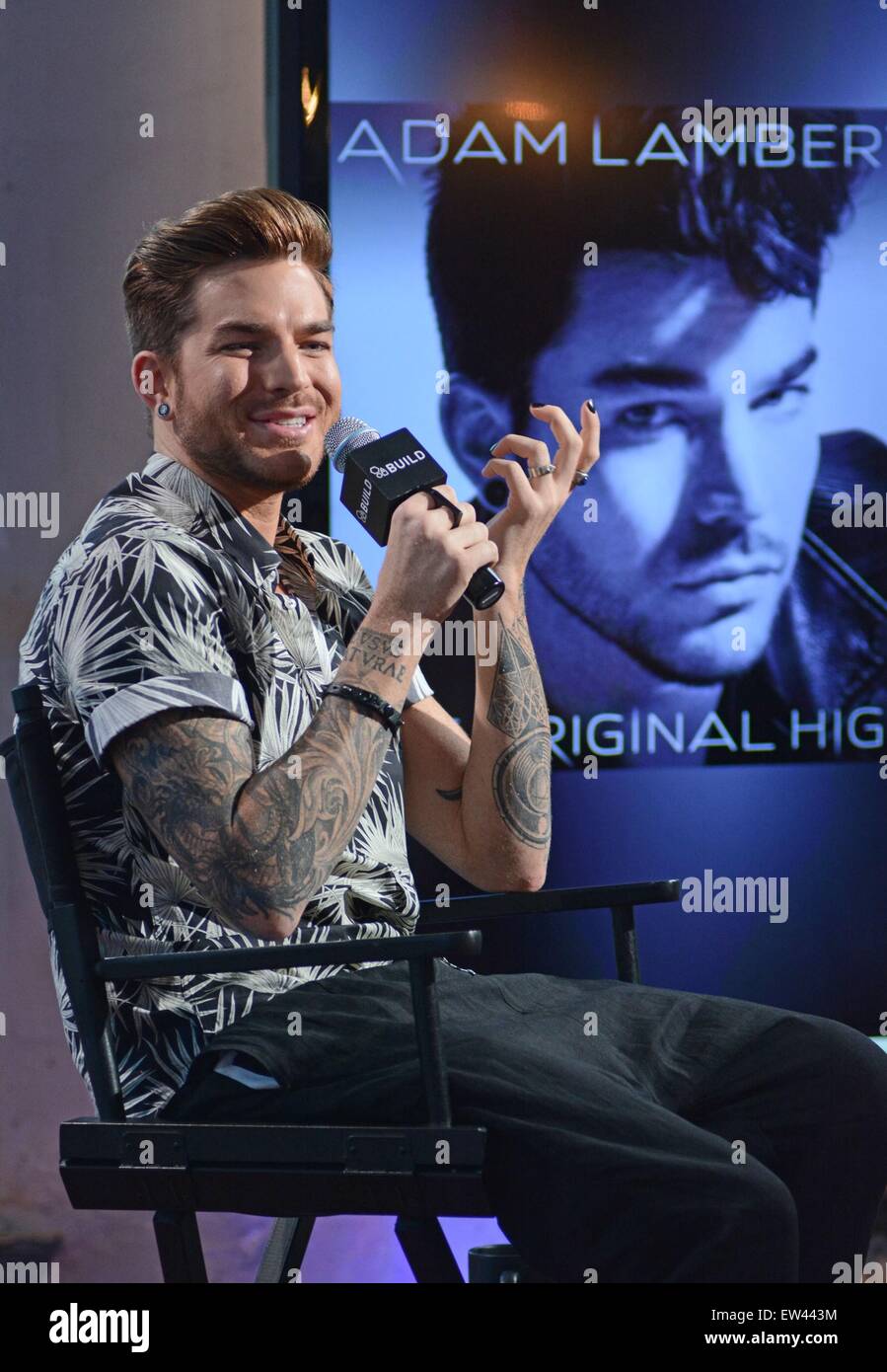 New York, NY, USA. 17th June, 2015. Adam Lambert at a public appearance ...