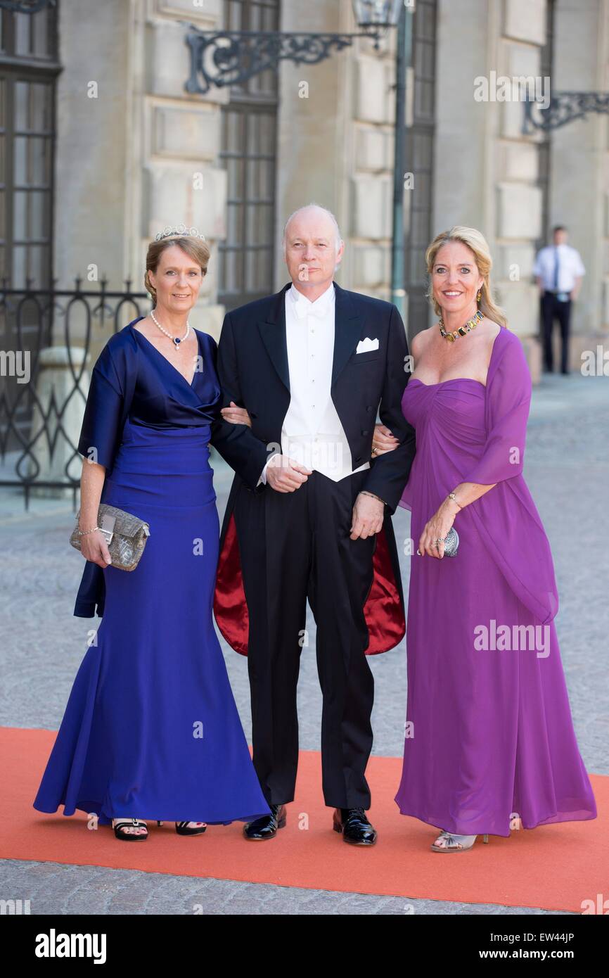 Stockholm, Sweden. 13th June, 2015. Princess Desiree (L) and Eckbert of ...