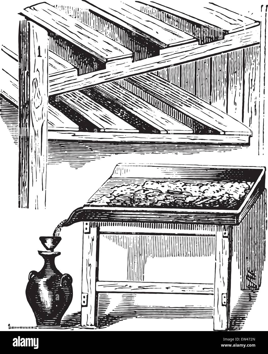 Greengrocer, vintage engraved illustration Stock Vector Image & Art - Alamy