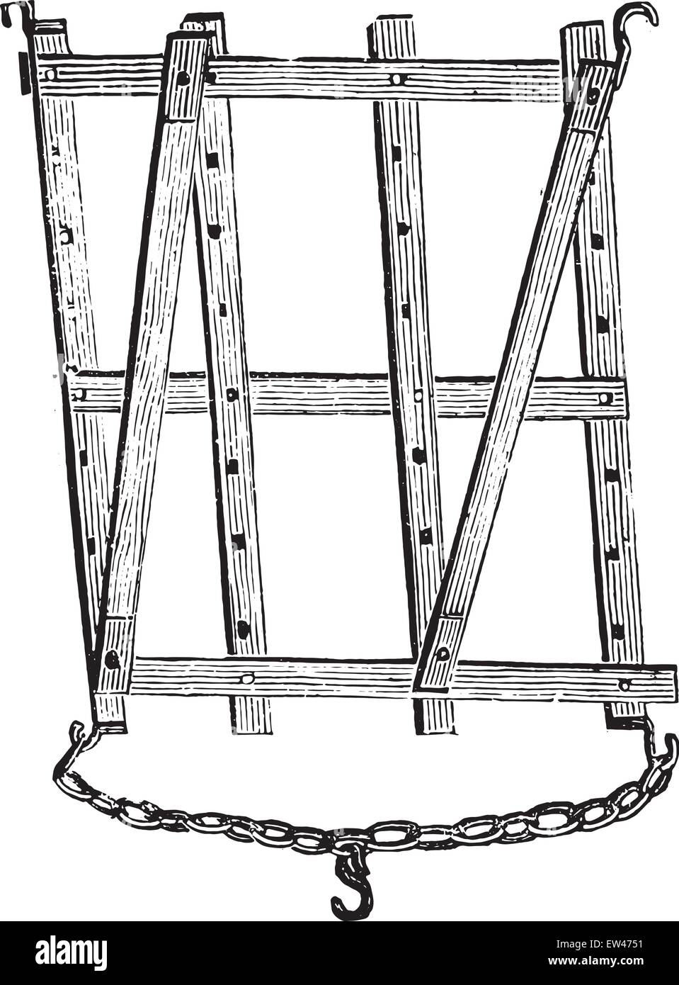 Chain harrow Stock Vector Images - Alamy