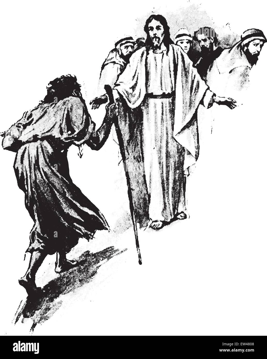 Leprosy leper Stock Vector Images - Alamy