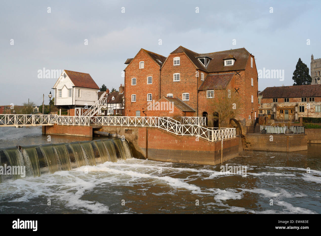 Abbey Mill On The River Avon At Tewkesbury In Gloucestershire England