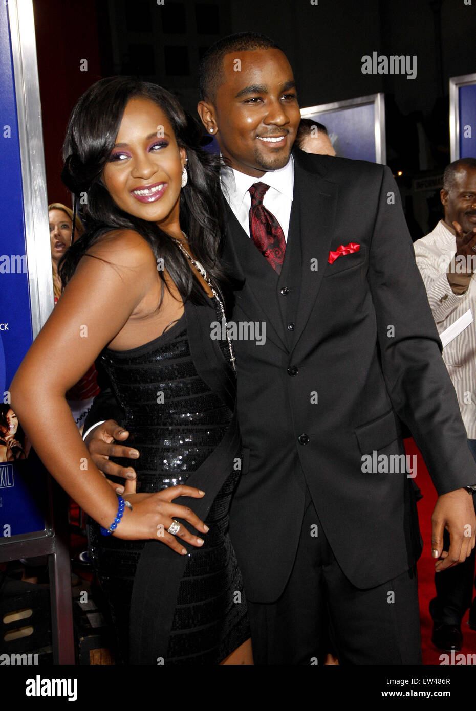 Nick Gordon and Bobbi Kristina Brown Stock Photo - Alamy