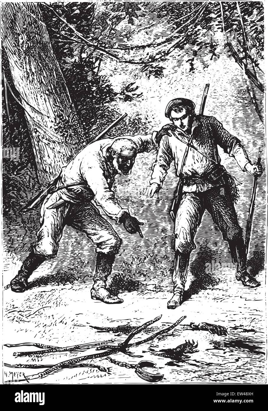 Their severed hands Stock Vector Images - Alamy