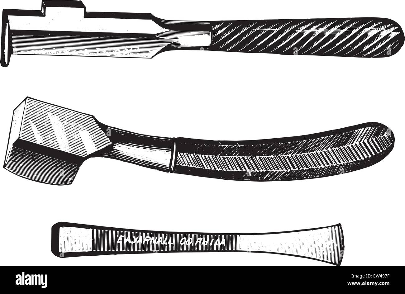 Chisel, vintage engraved illustration Stock Vector Image & Art - Alamy