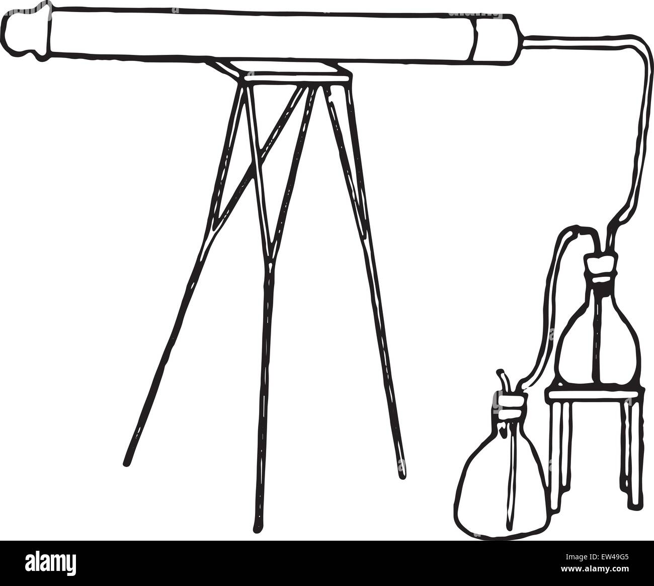 Aeroscope, vintage engraved illustration Stock Vector Image & Art - Alamy
