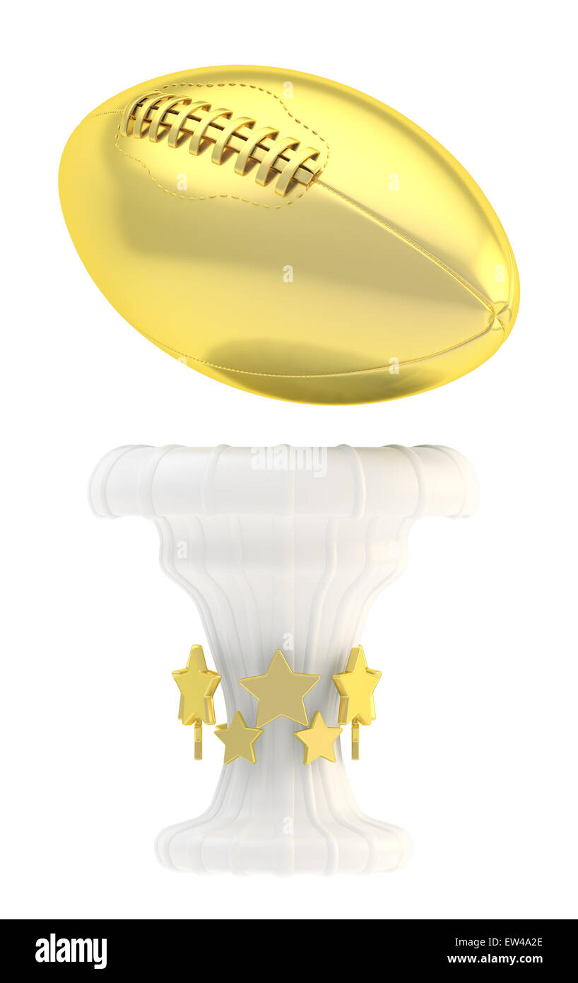 3d render round rugby hi-res stock photography and images - Alamy