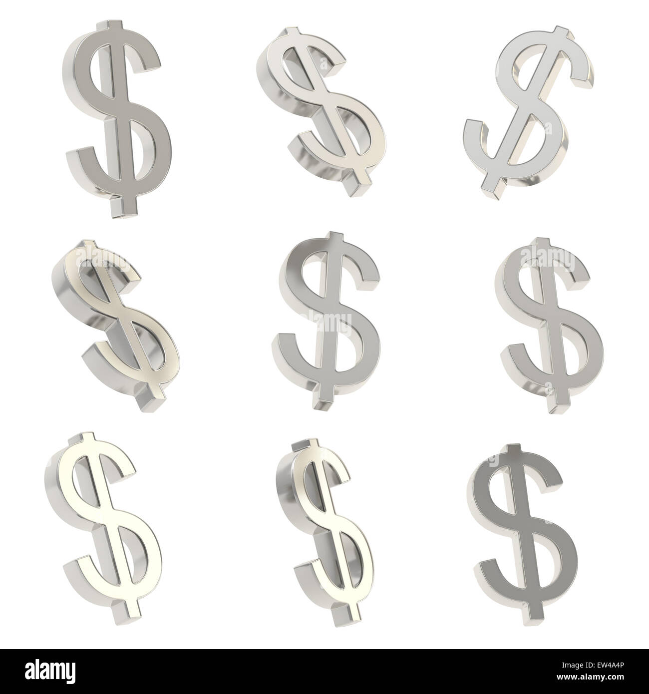 Dollar currency sign render Stock Photo - Alamy