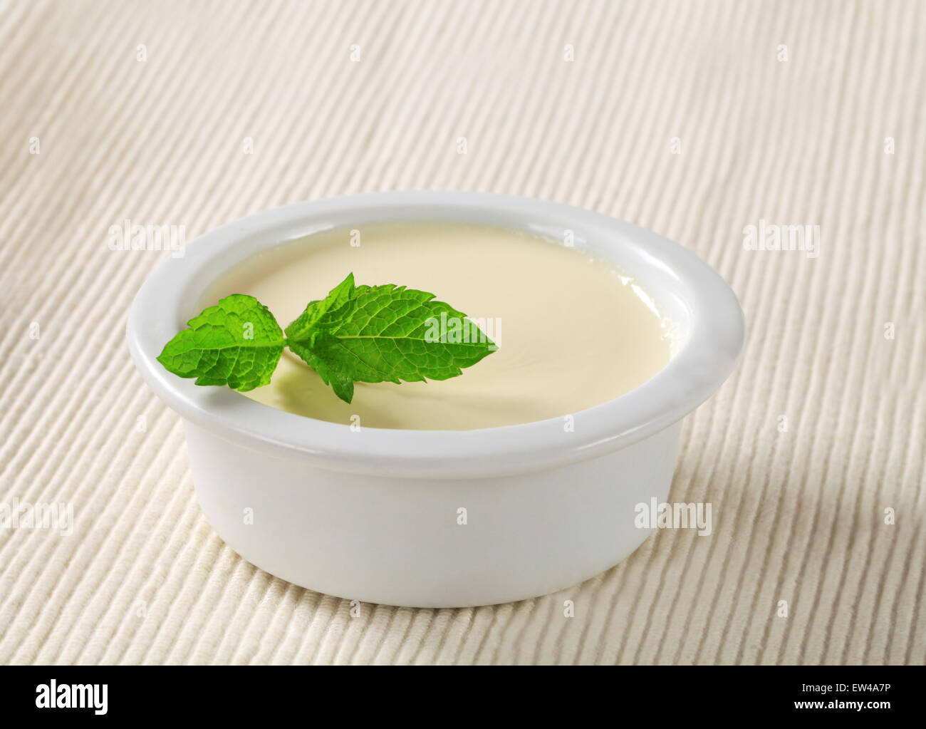 Panna Cotta Italian Cooked Cream High Resolution Stock Photography and ...