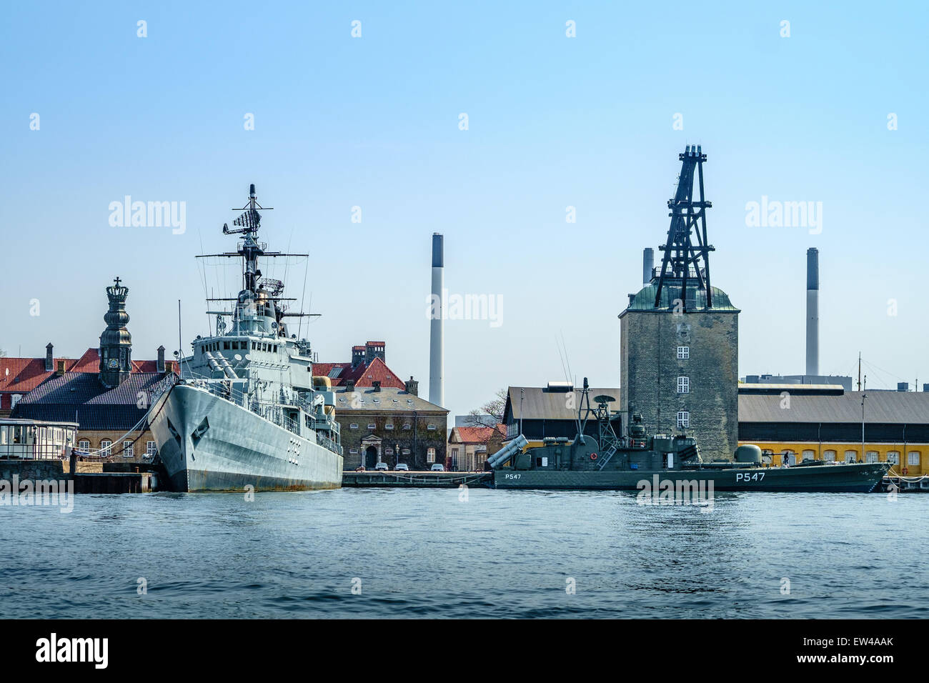HDMS Peder Skram & HDMS Sehested at the Royal Danish Naval Museum Stock ...