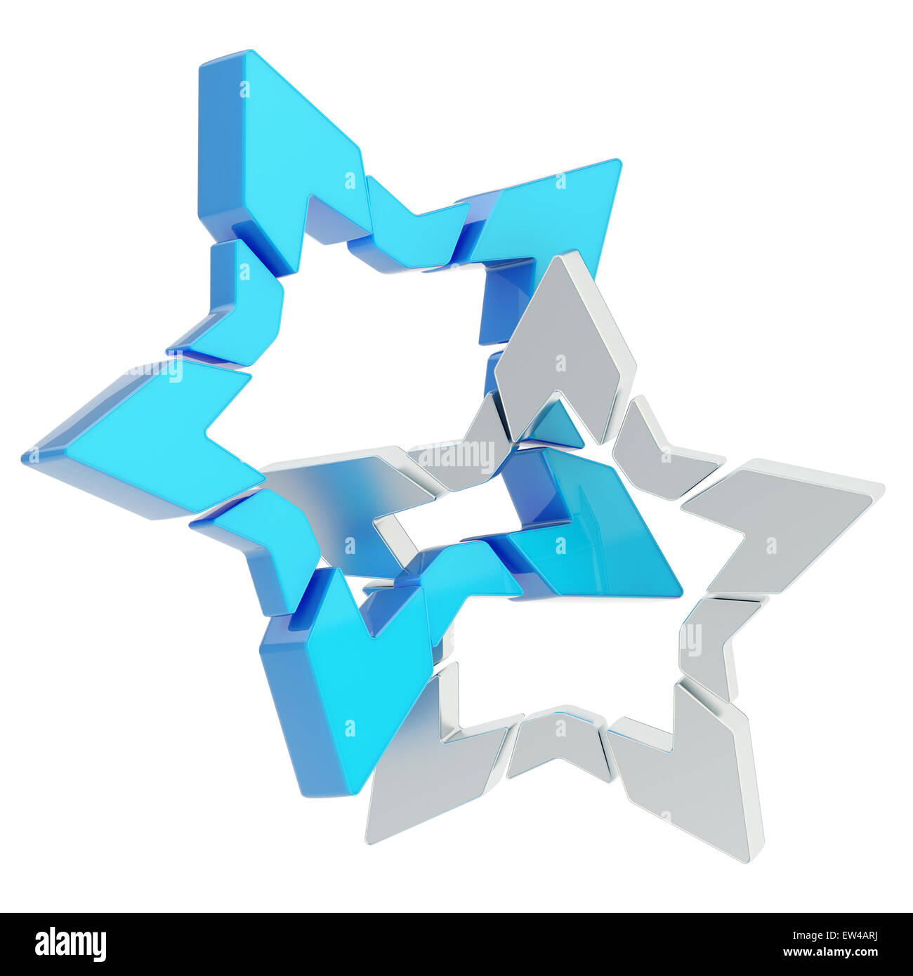 Two stars composition Stock Photo - Alamy