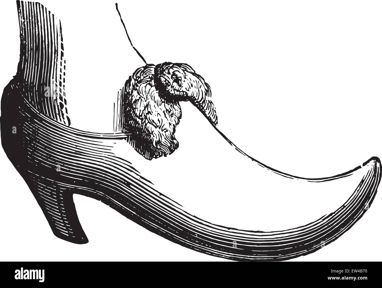 Old woman's leg Stock Vector Images - Alamy