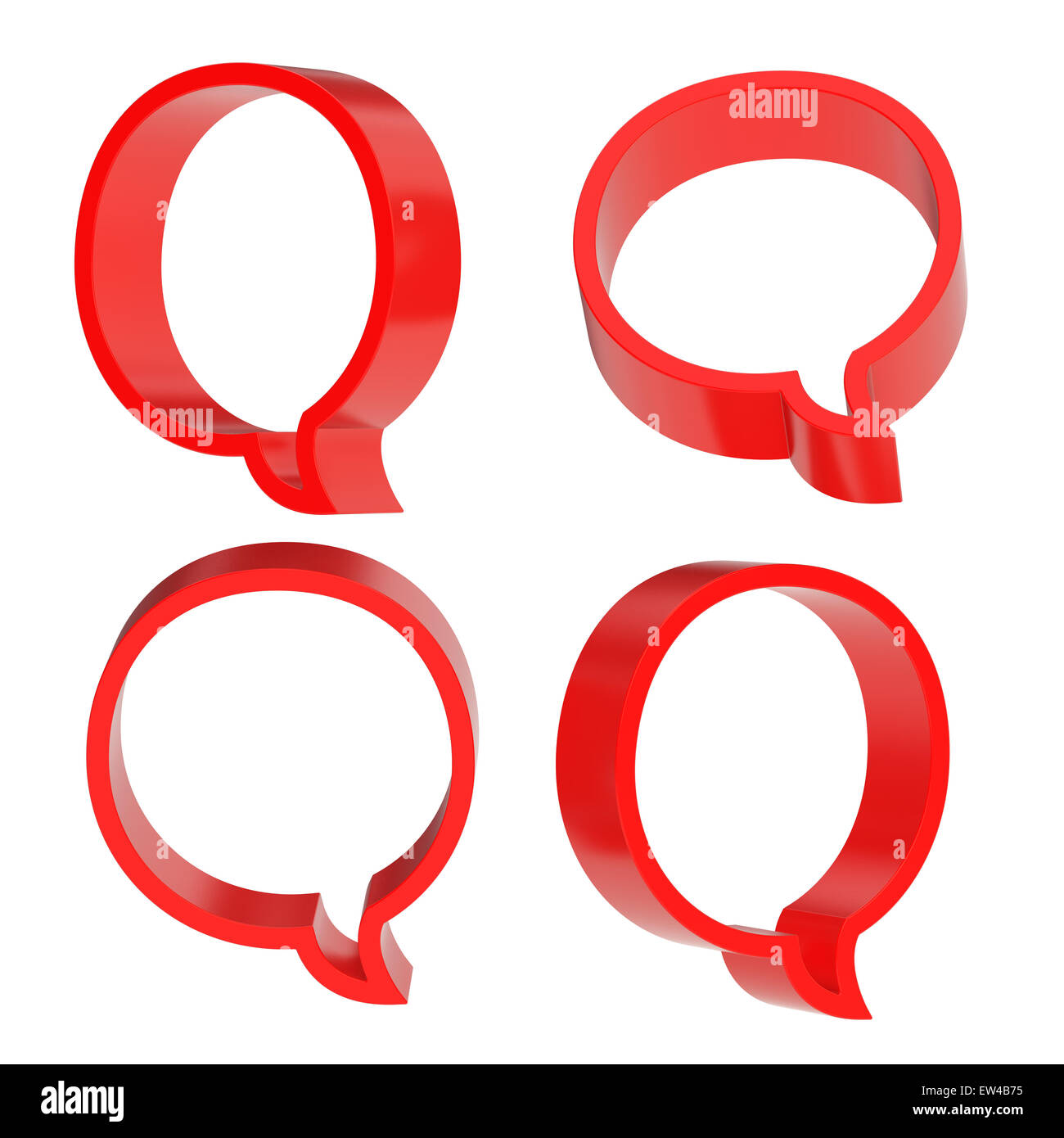 Text bubble shape isolated Stock Photo - Alamy