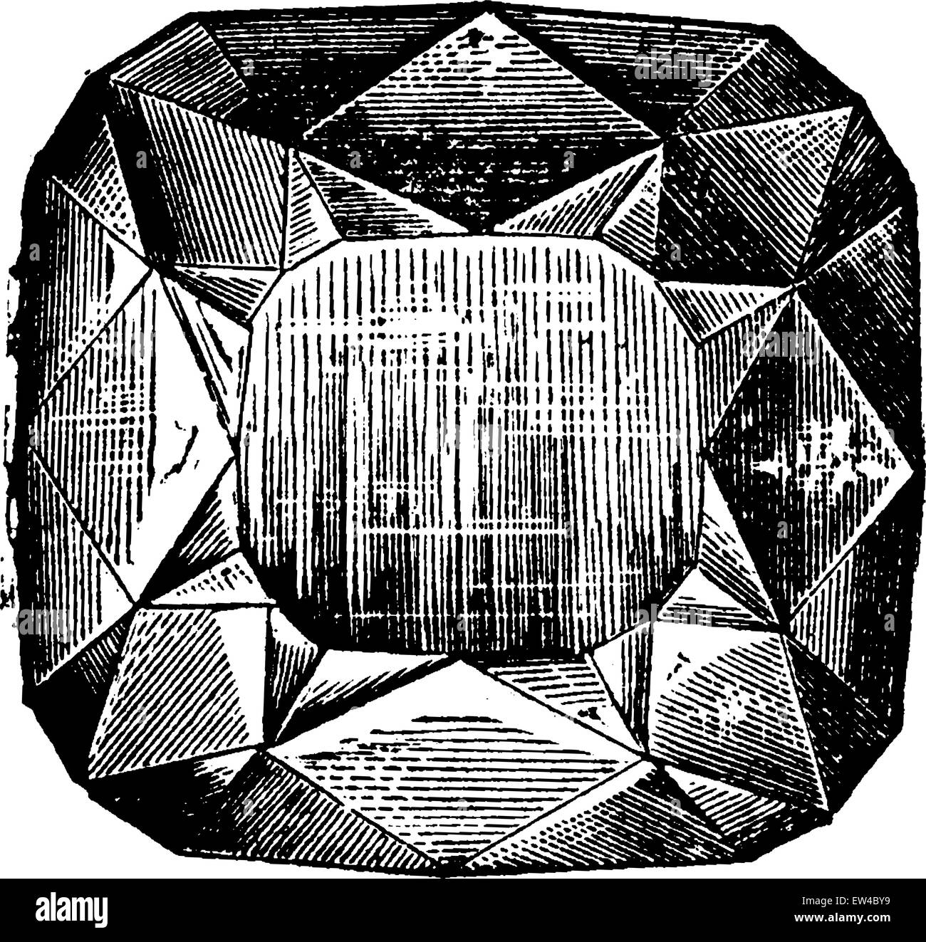 Vintage Diamond Illustration