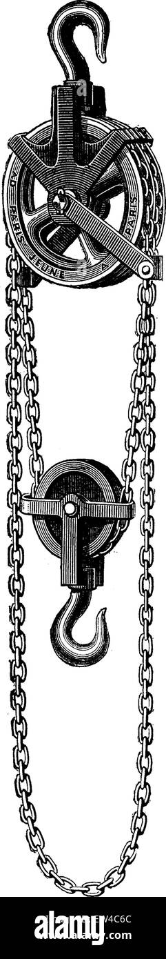 Differential hoist Black and White Stock Photos & Images - Alamy