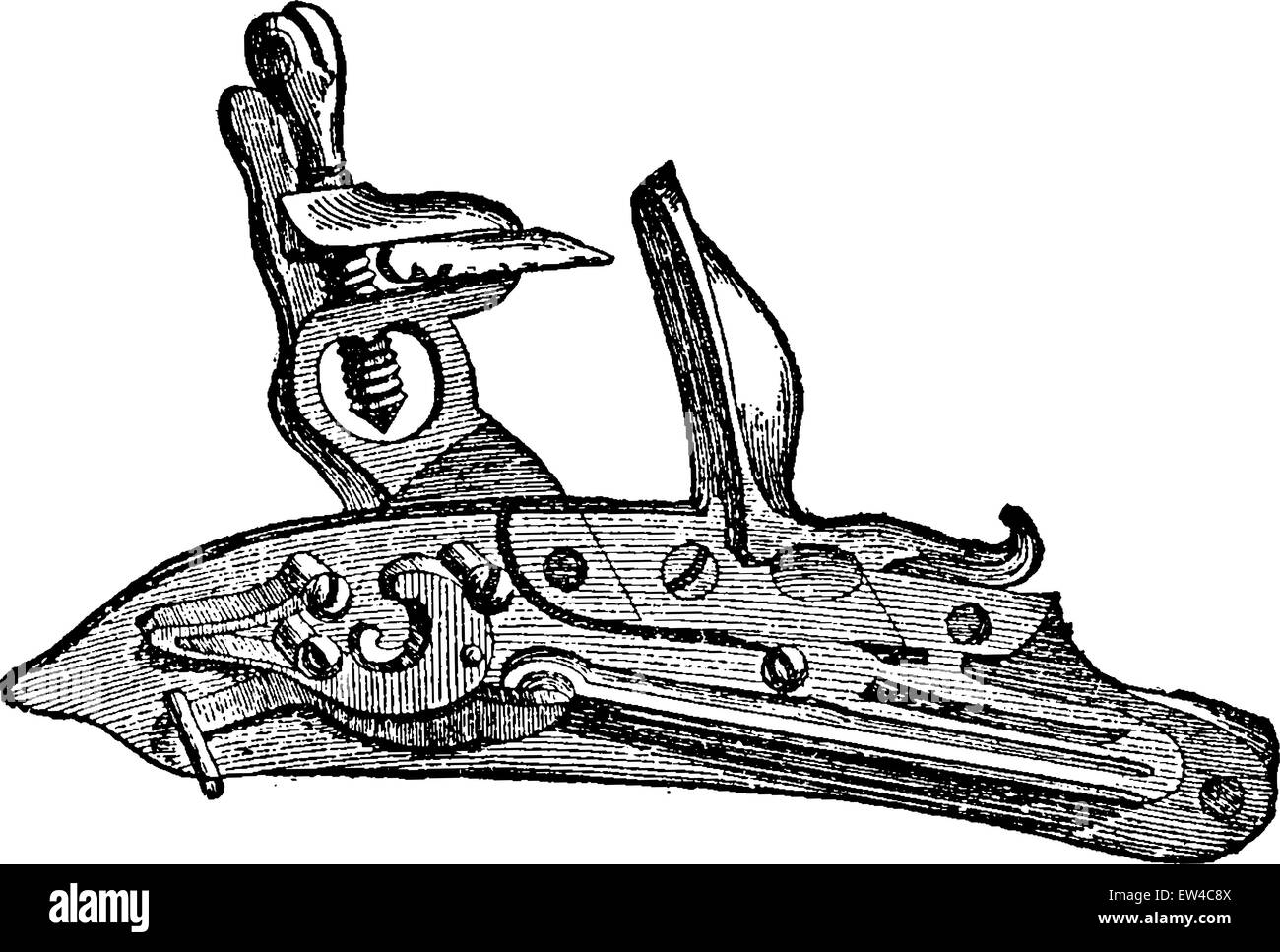 Engraved flintlock Stock Vector Images - Alamy