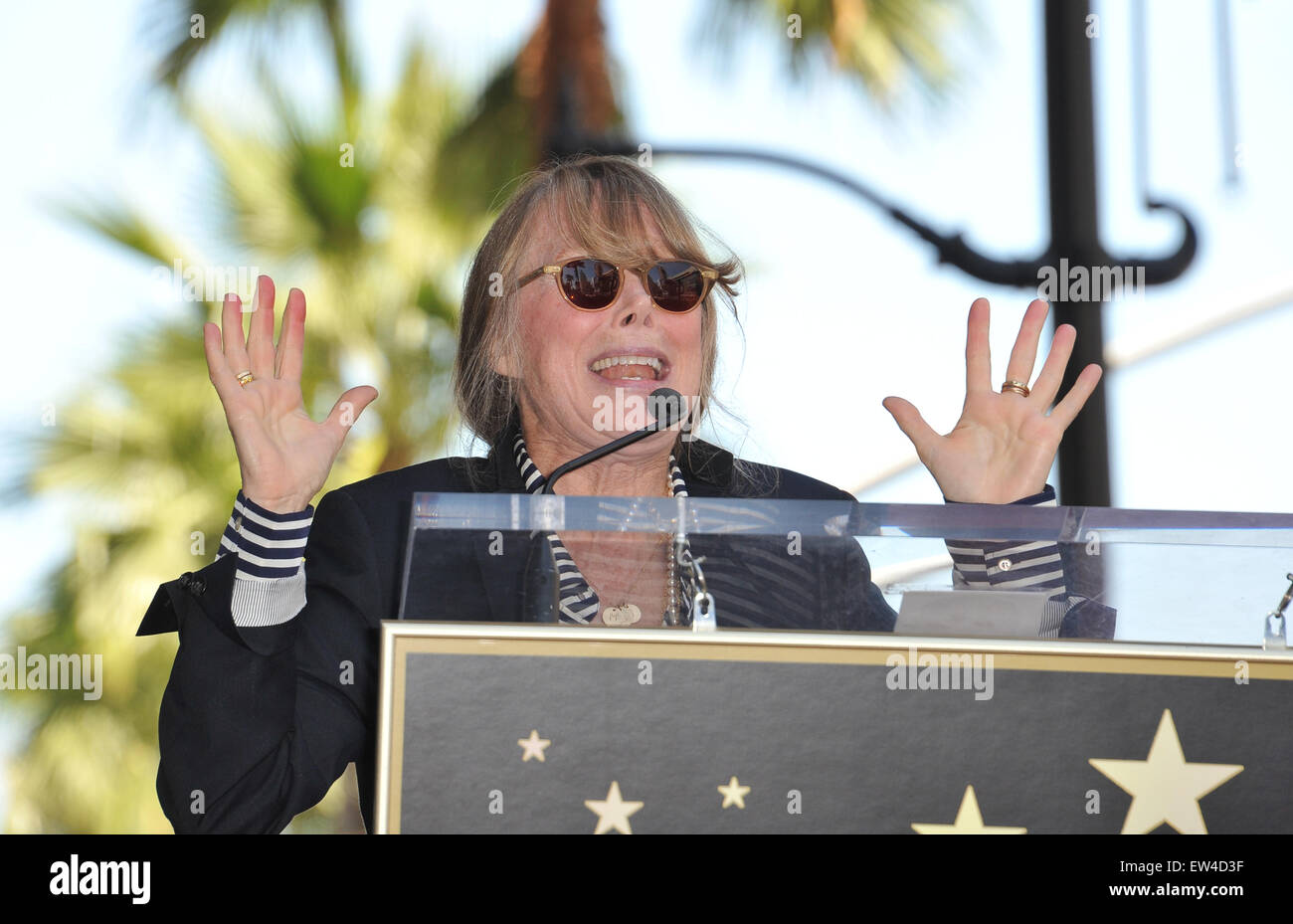 LOS ANGELES, CA - AUGUST 1, 2011: Sissy Spacek on Hollywood Boulevard ...