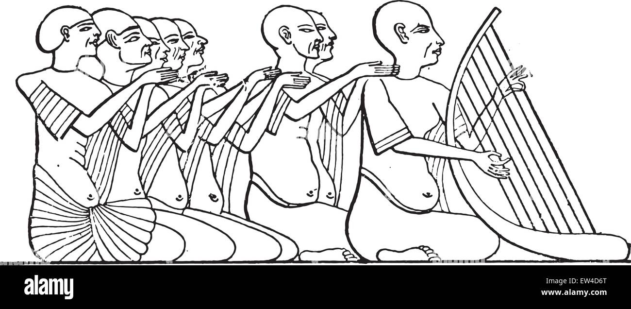 Singers, vintage engraved illustration Stock Vector Image & Art - Alamy