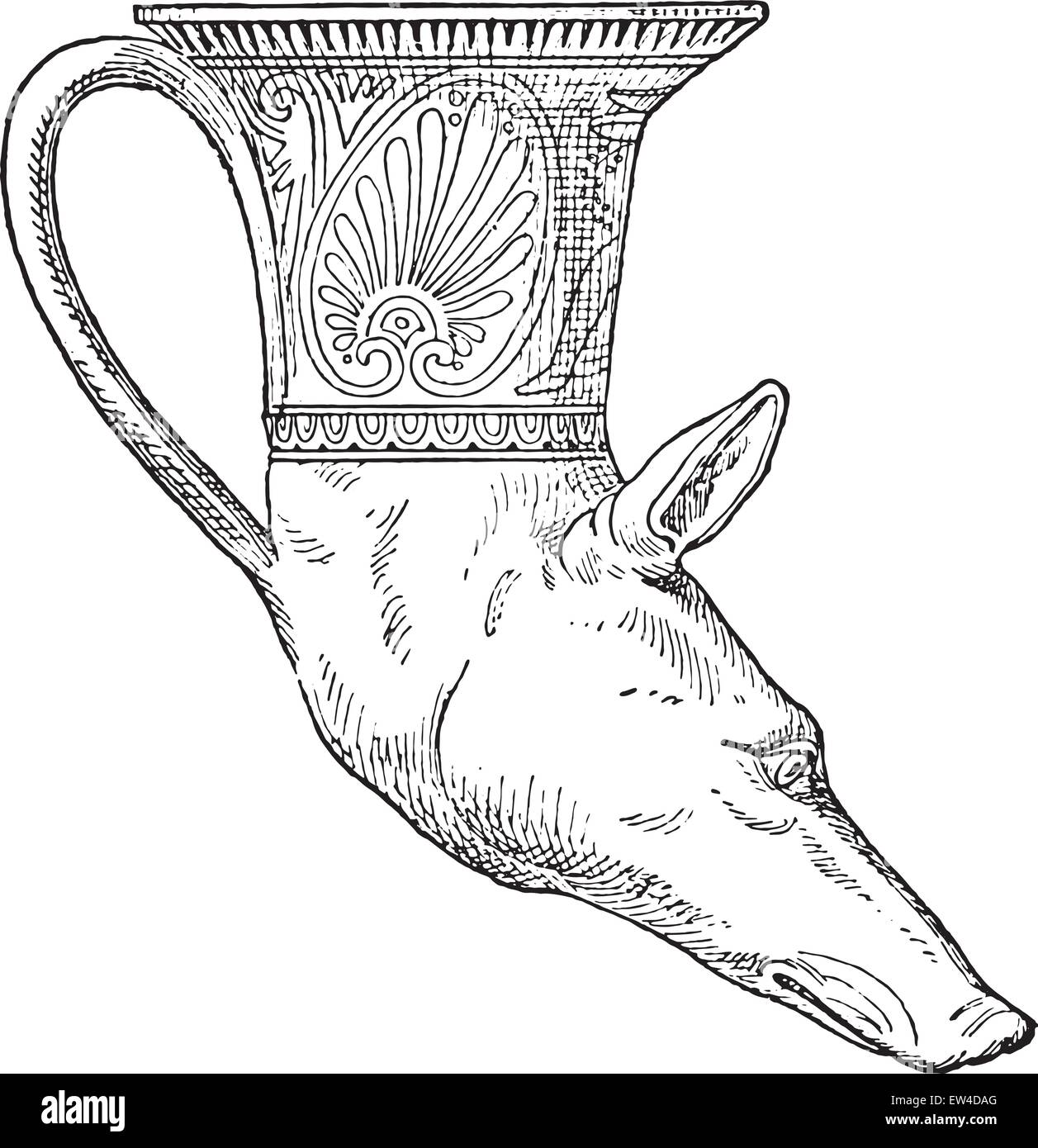 Rhyton shape Stock Vector Images - Alamy