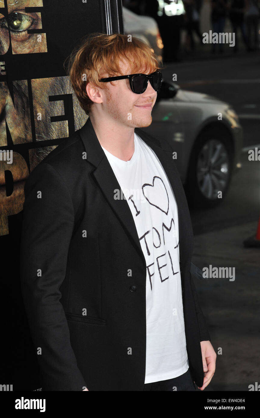 LOS ANGELES, CA - JULY 28, 2011: Rupert Grint at the Los Angeles ...