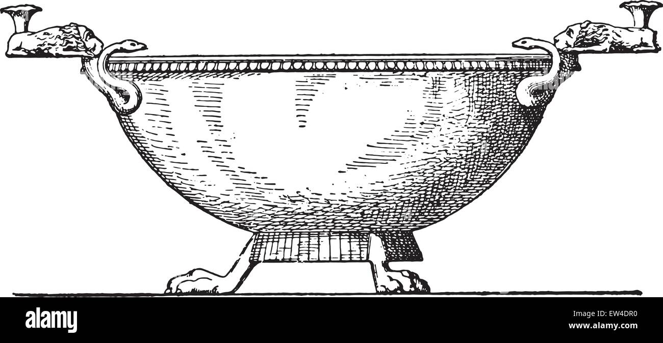 Bronze vase, vintage engraved illustration Stock Vector Image & Art - Alamy