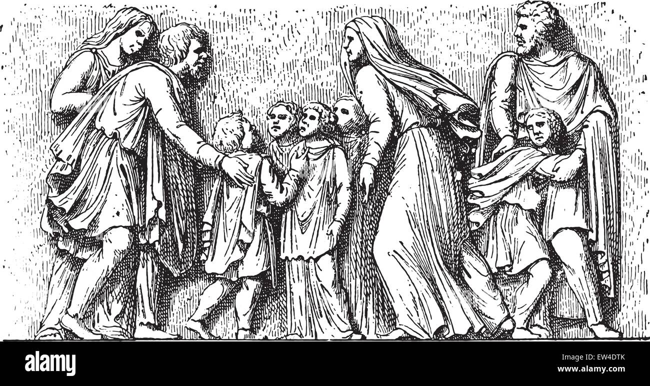 The imploring people Stock Vector Images - Alamy