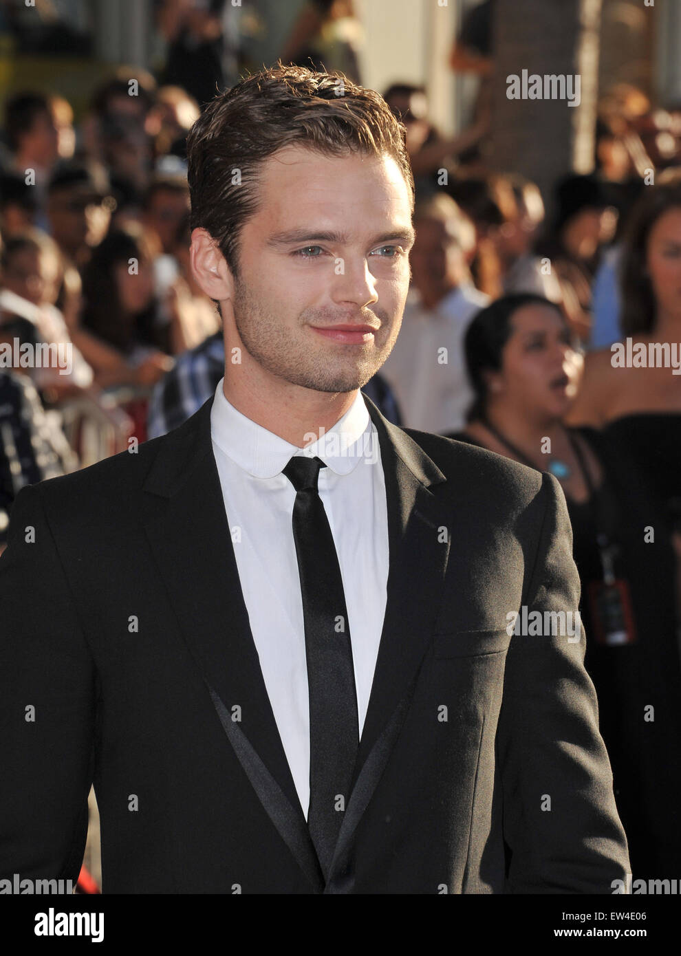 LOS ANGELES, CA - JULY 19, 2011: Sebastian Stan at the premiere of his ...