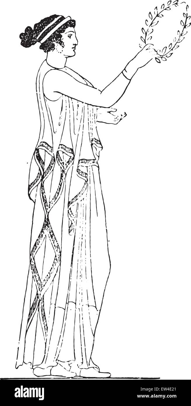 Peplos garment hi-res stock photography and images - Alamy