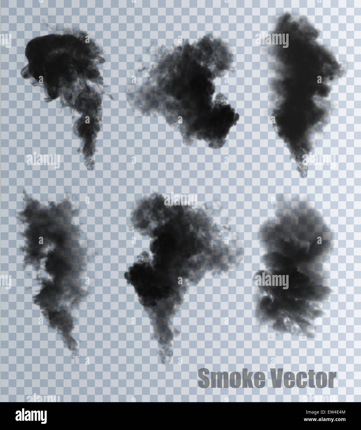Smoke vectors on transparent background Stock Photo - Alamy