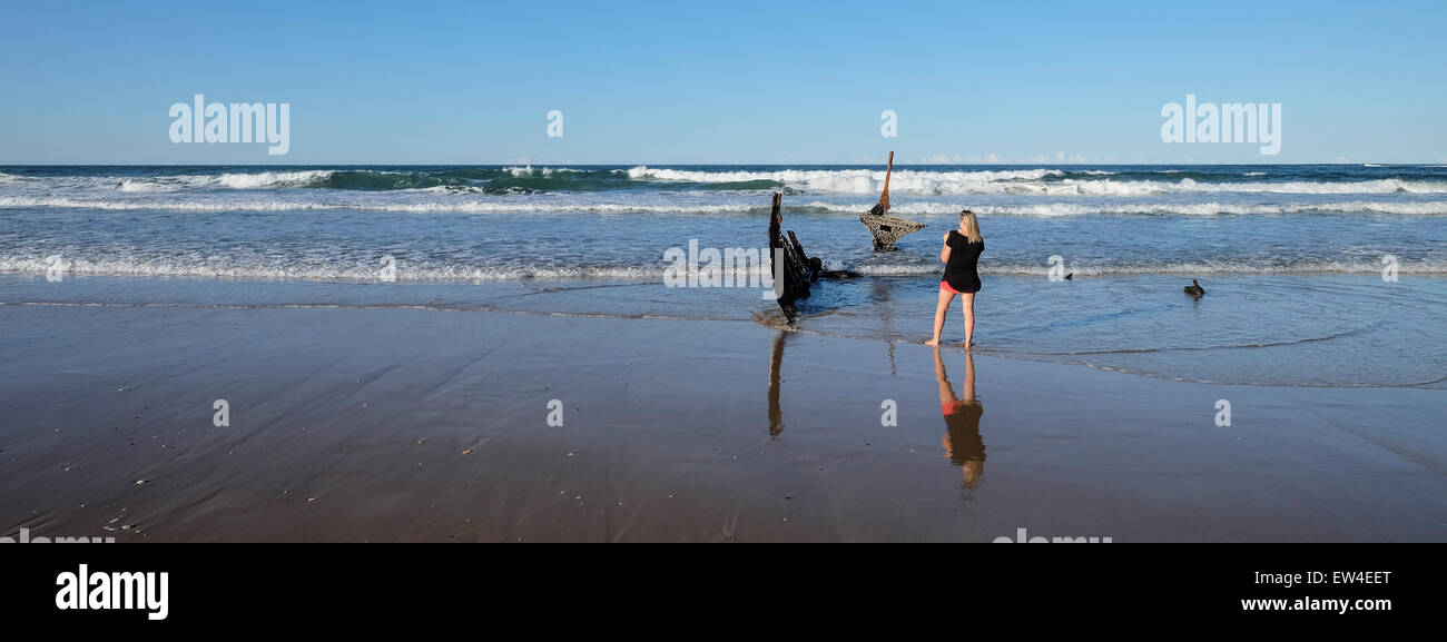 The Wreck of the SS Dicky Stock Photo - Alamy