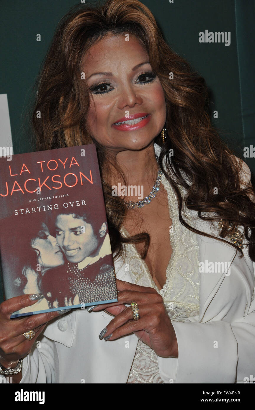 LOS ANGELES, CA - JUNE 28, 2011: La La Toya Jackson at booksigning for ...
