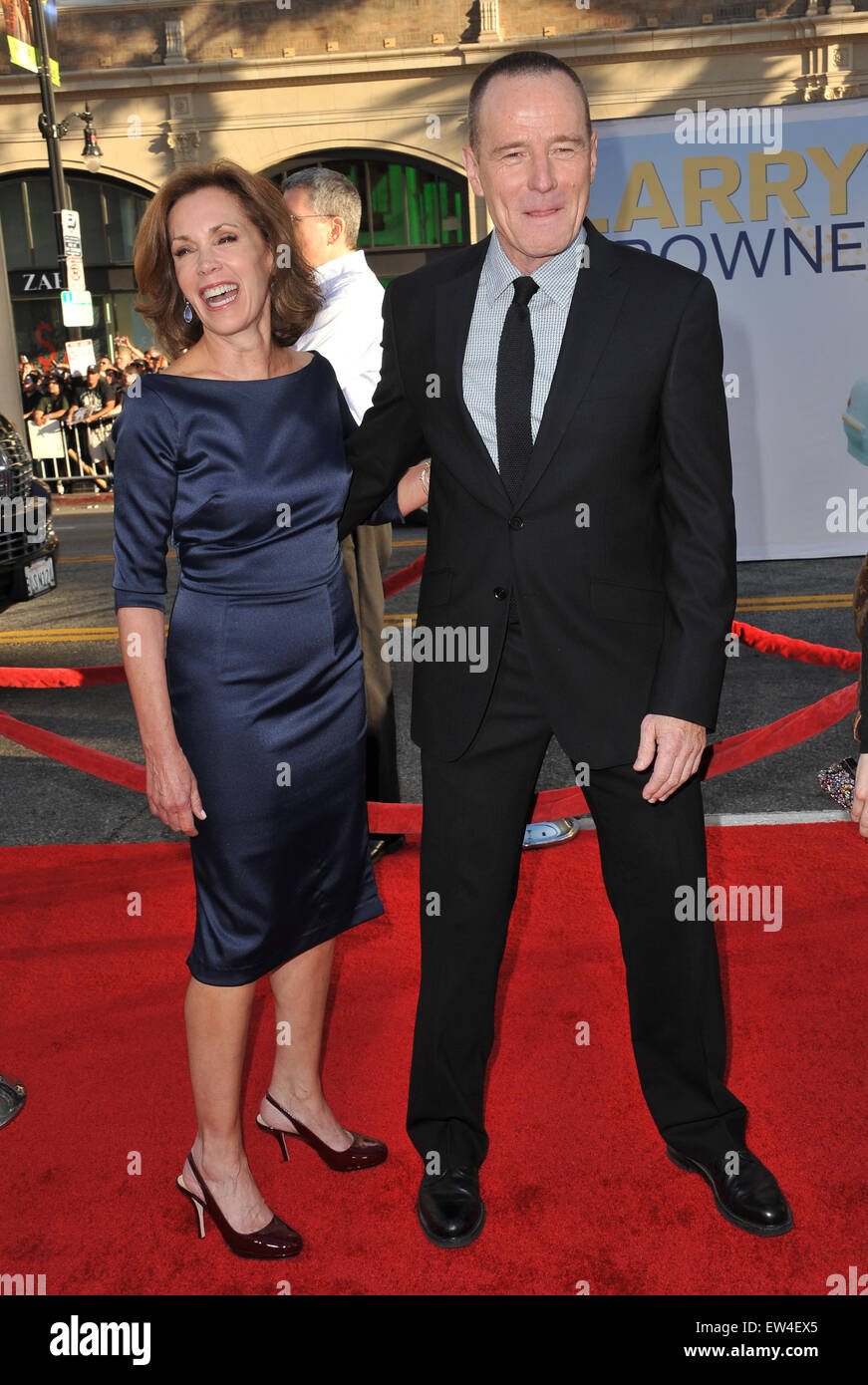 LOS ANGELES, CA - JUNE 27, 2011: Bryan Cranston & wife Robin Dearden at ...