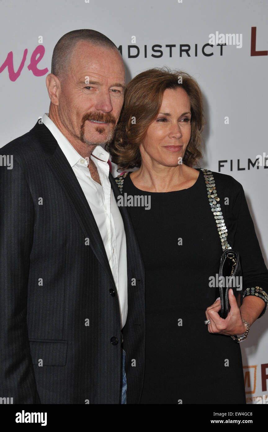 LOS ANGELES, CA - JUNE 17, 2011: Bryan Cranston & Robin Dearden at the ...
