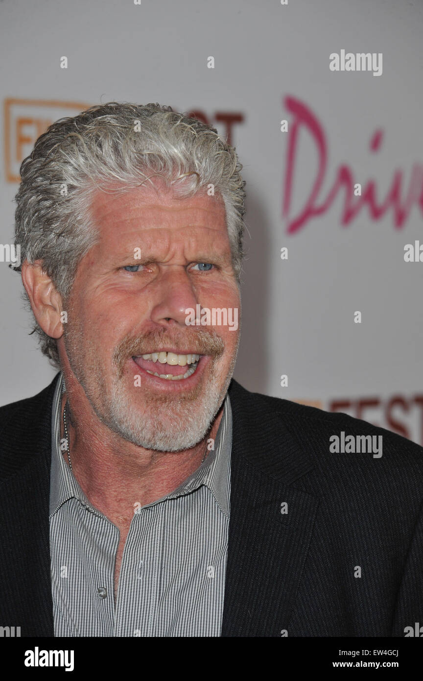 LOS ANGELES, CA - JUNE 17, 2011: Ron Perlman at the premiere of "Drive ...