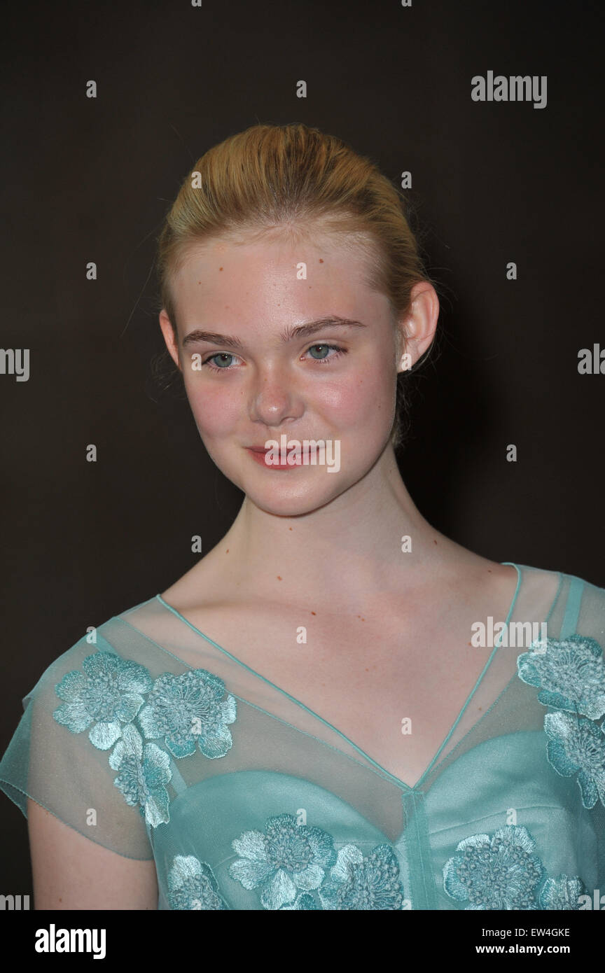 BEVERLY HILLS, CA - JUNE 16, 2011: Elle Fanning at the Women in Film ...