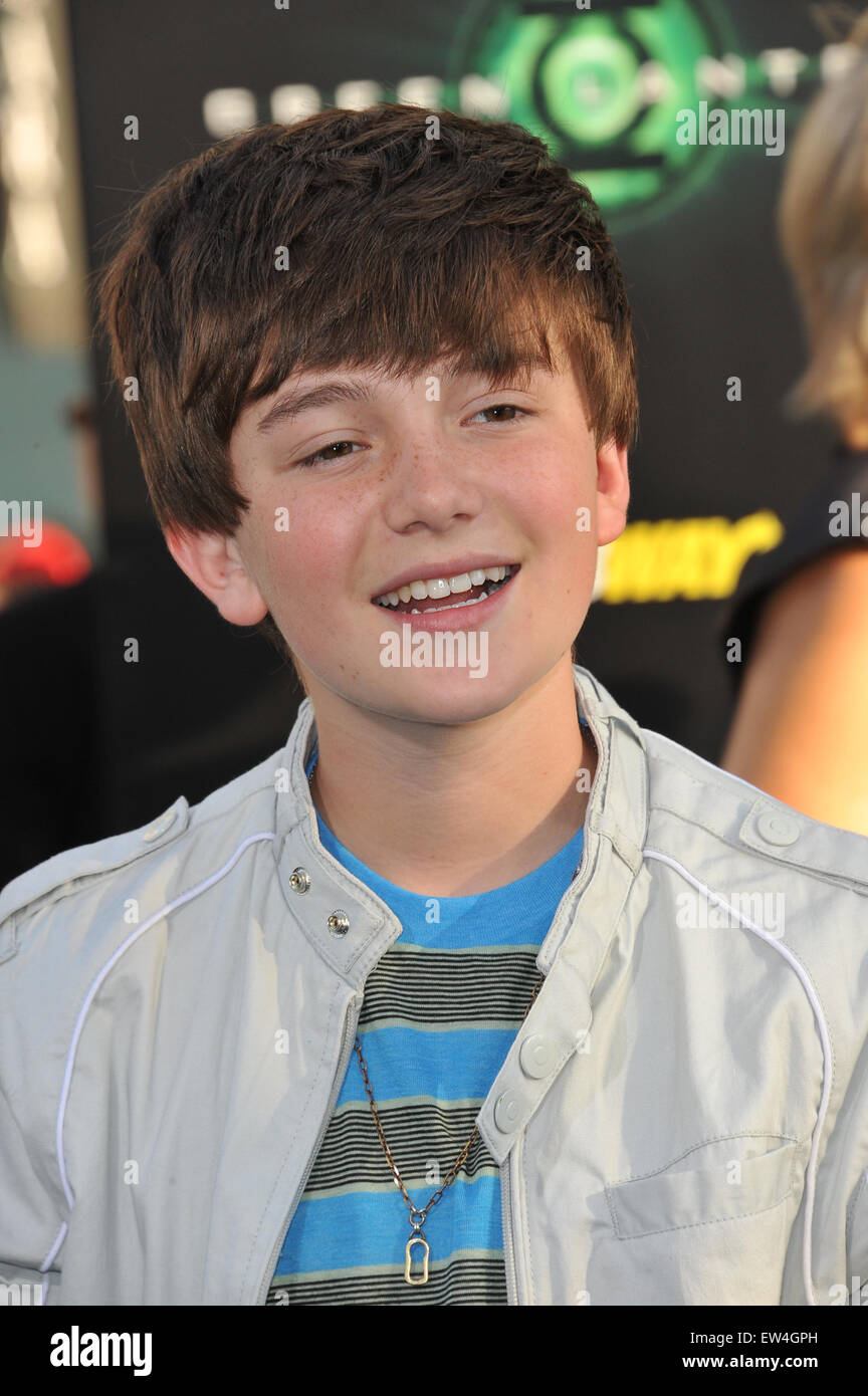 LOS ANGELES, CA - JUNE 15, 2011: Greyson Chance at the world premiere ...