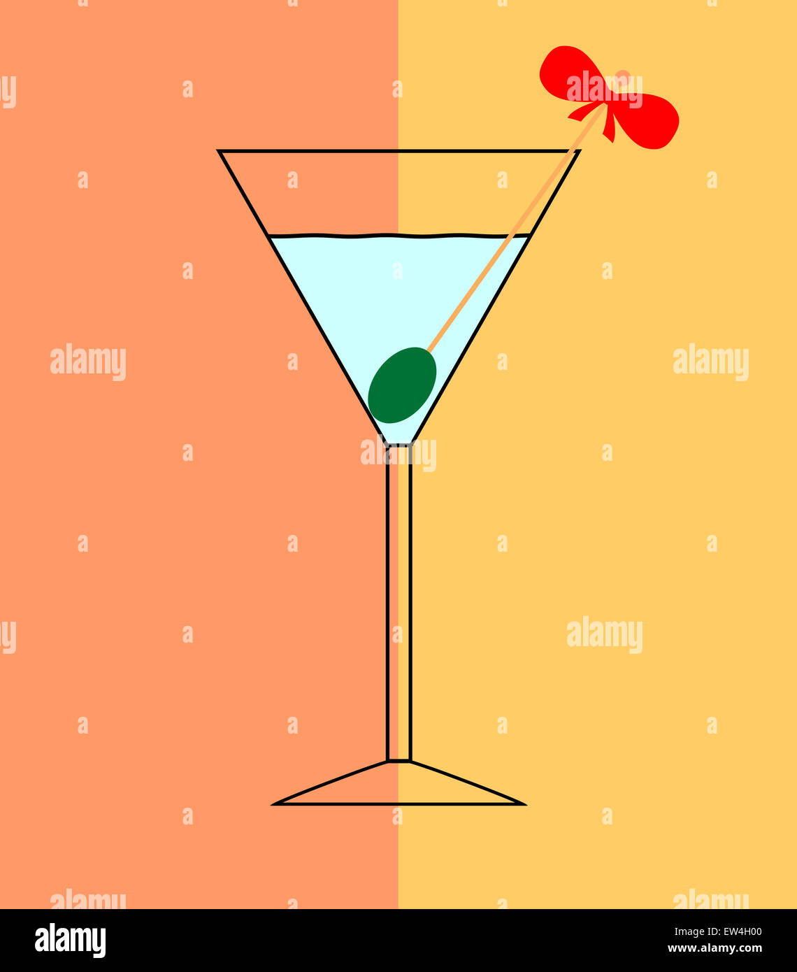 Martini icon hi-res stock photography and images - Alamy