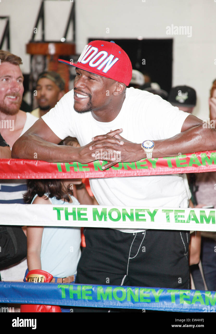 Las Vegas, Nevada, USA. 17th June, 2015. Boxer/ promoter Floyd ...