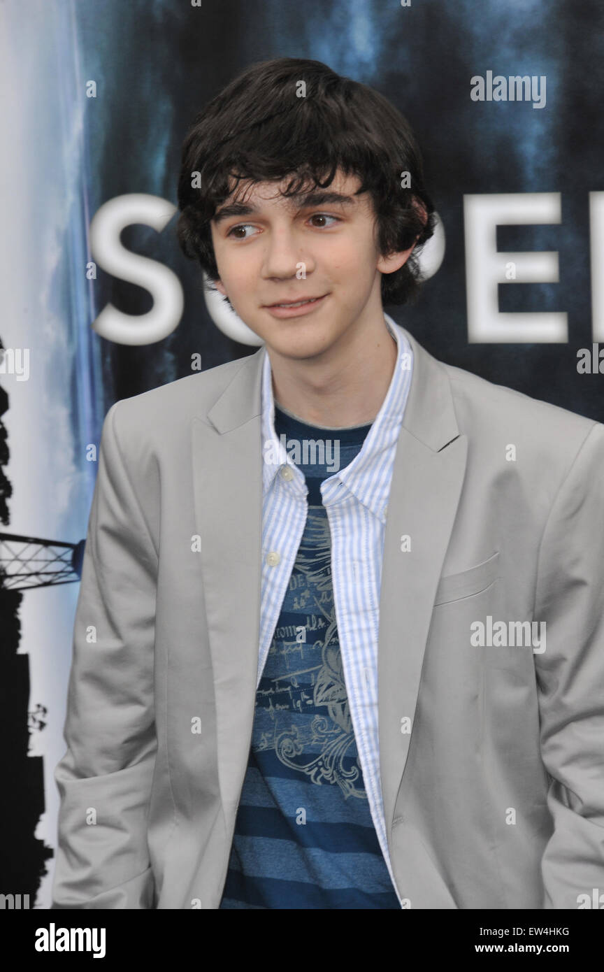 LOS ANGELES, CA - JUNE 8, 2011: Zach Mills at the Los Angeles premiere ...