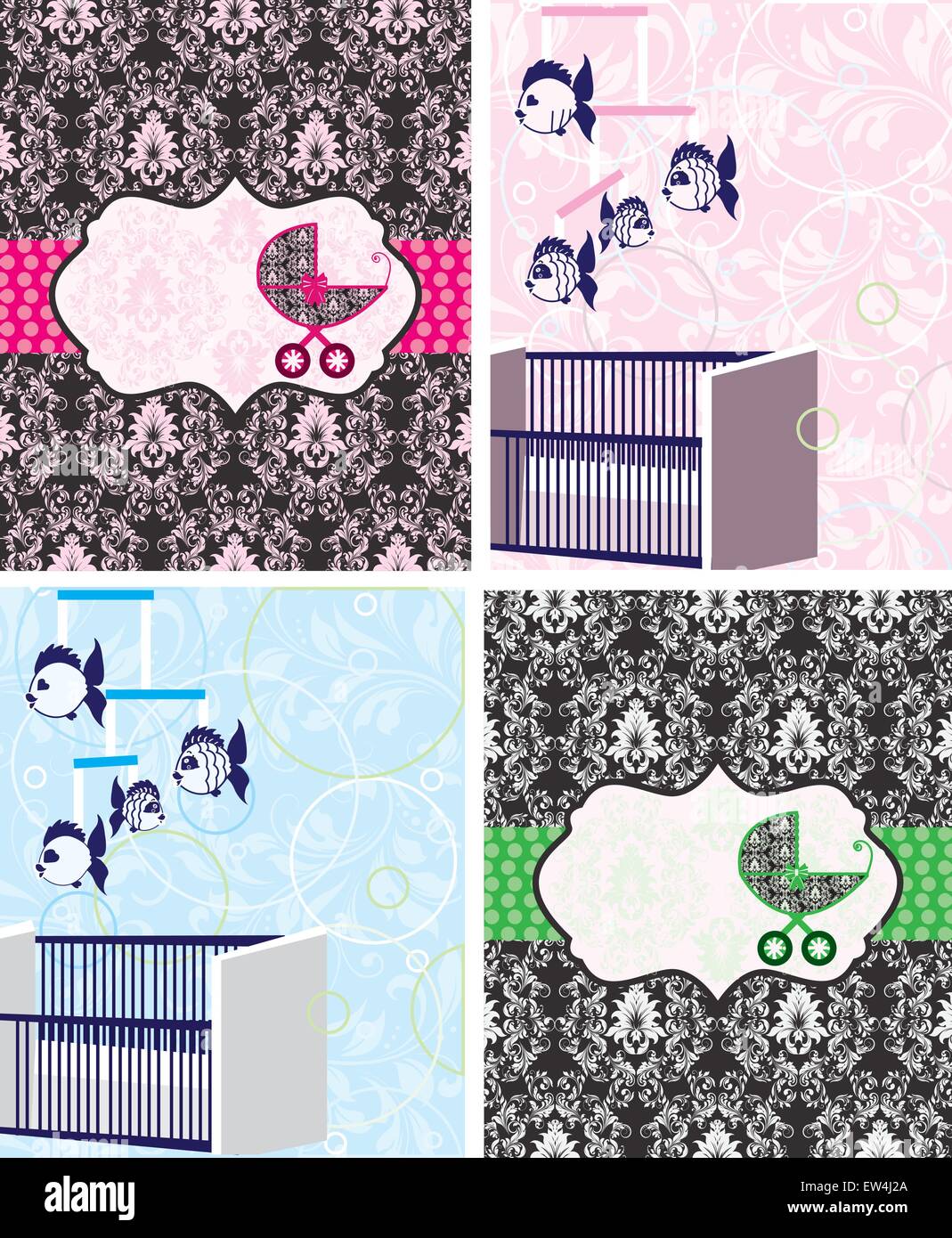 Mobile carriage Stock Vector Images - Alamy