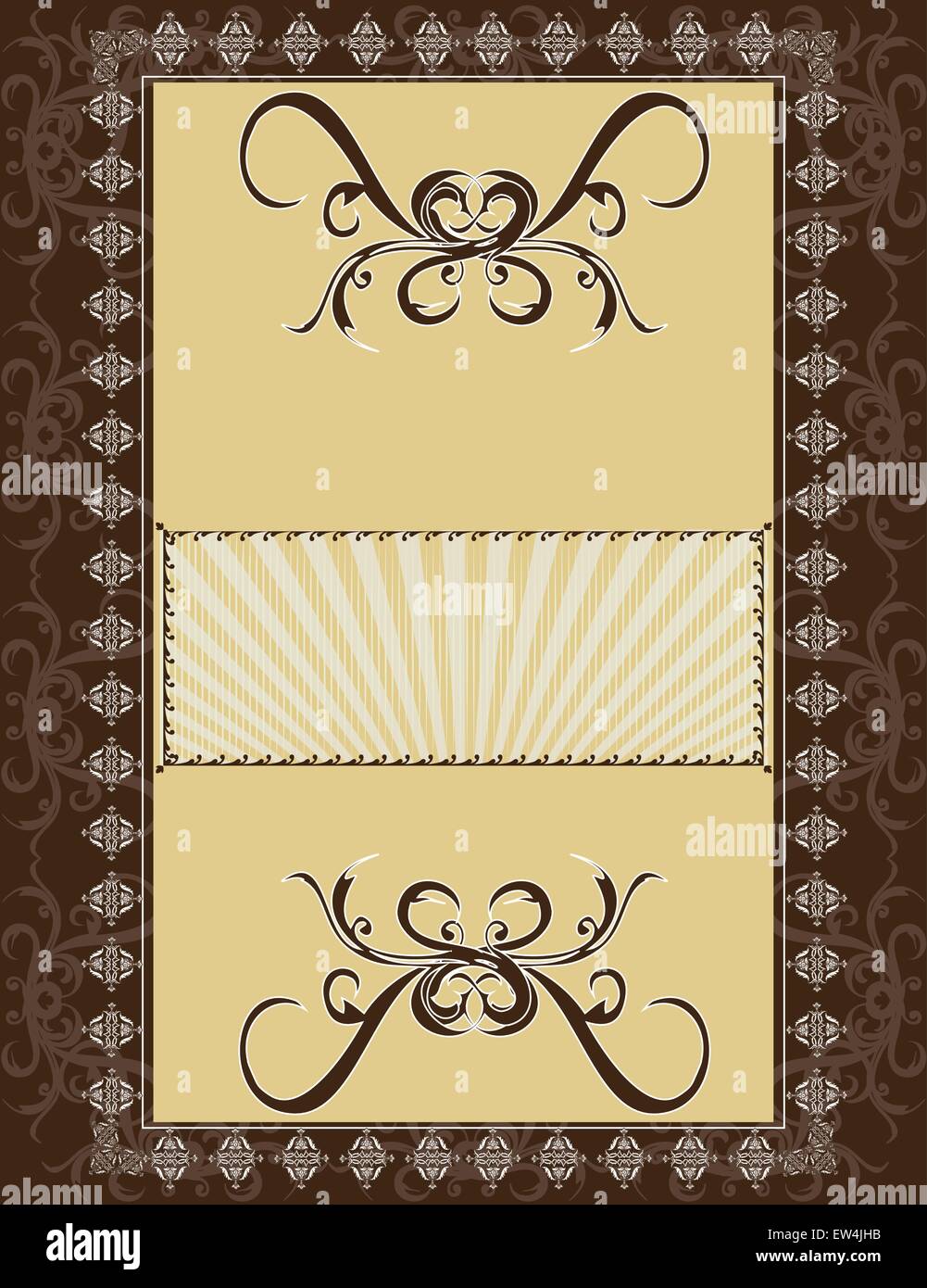 Vector vintage card design Stock Vector Image & Art - Alamy