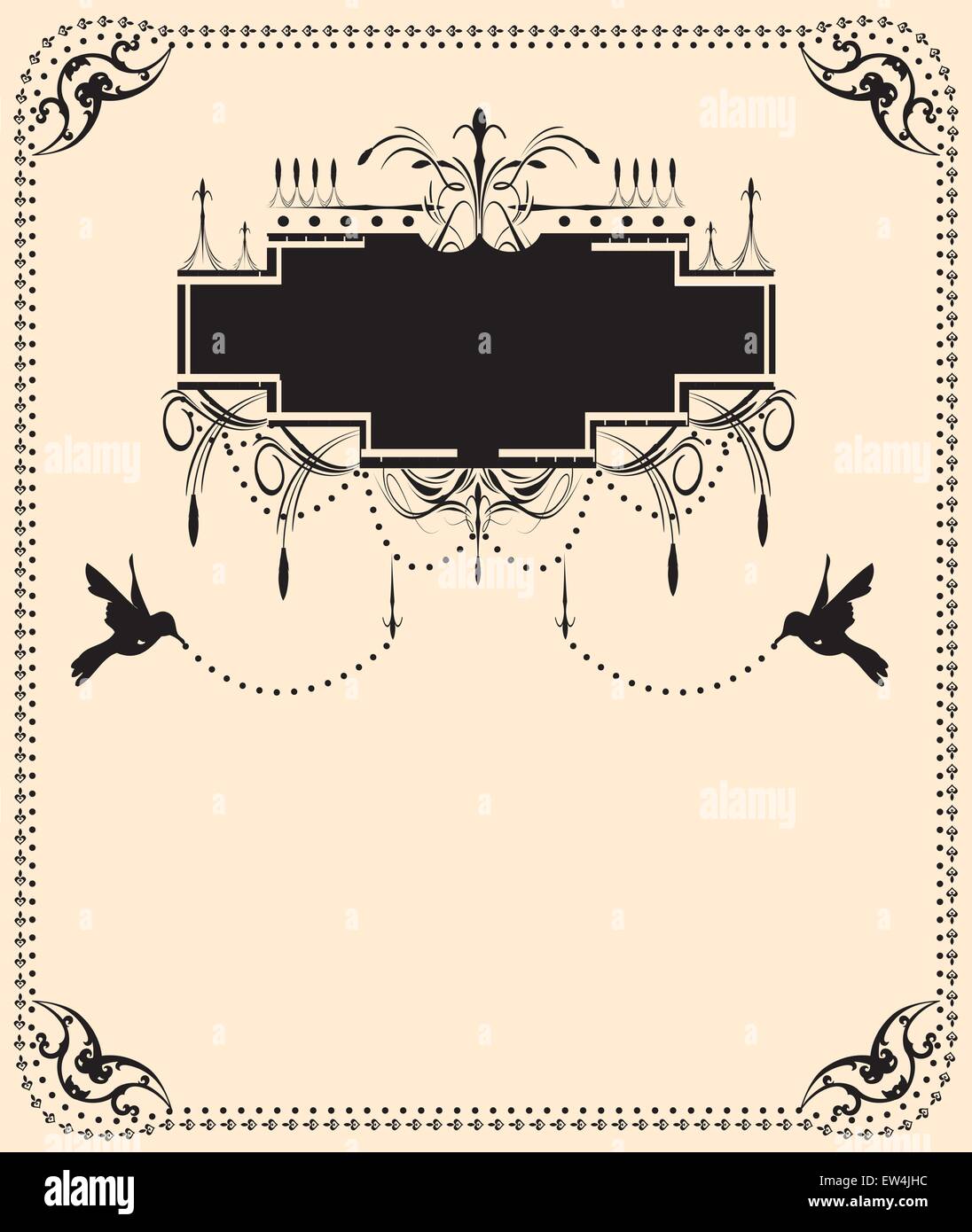 Vector vintage frame Stock Vector Image & Art - Alamy