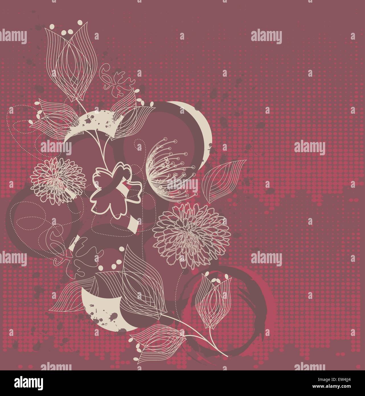 Grunge and floral hi-res stock photography and images - Alamy