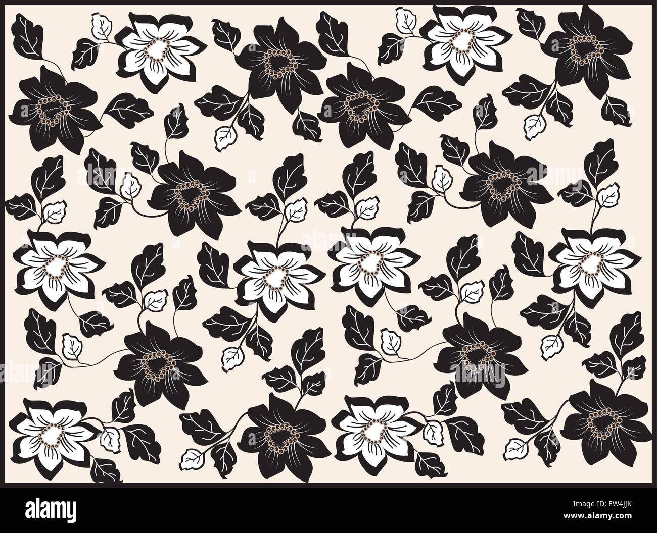 Spring floral background with place for your text Stock Vector Image ...