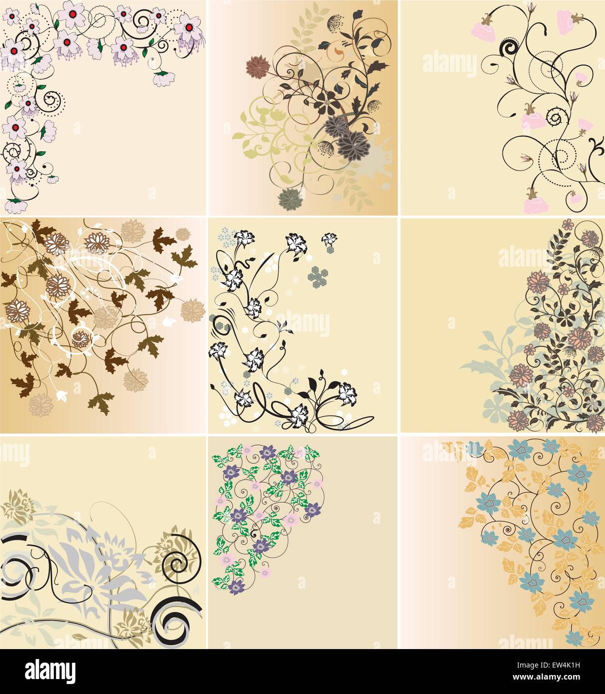 Greeting cards vector Stock Vector Images - Alamy